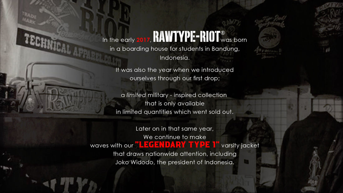 OUR HISTORY – Rawtype Riot