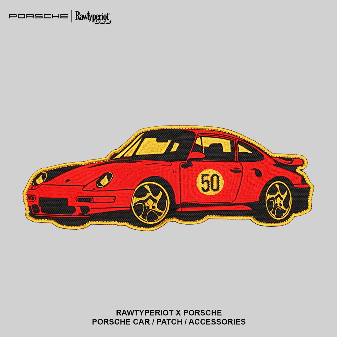 PORSCHE CAR PATCH – Rawtype Riot